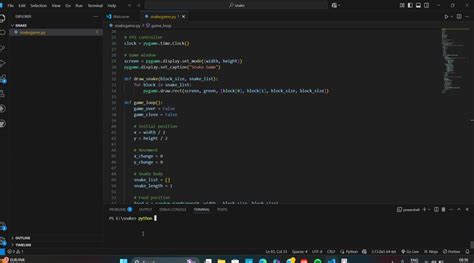 Python Gamedevelopment Internshipexperience Digitalbheem Snakegame