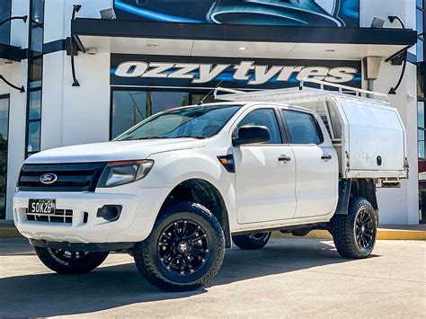 Ford Ranger Hussla Ambush Matte Black Wheel 6045