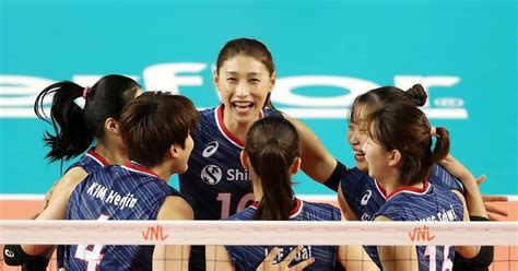 똘똘 뭉친 대한민국 여자배구