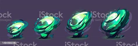 Effet Danimation Vfx Tornado Storm Sprite Pour Le Jeu Vecteurs Libres
