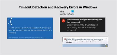 Fix Amd Driver Timeout Detection And Recovery Errors On Windows
