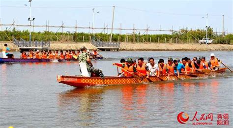 新疆兵团龙舟齐聚如意湖 竞技比拼庆端午图 新疆频道 人民网