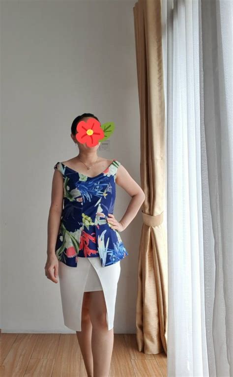 1 Set Dres Cantik Fesyen Wanita Pakaian Wanita Gaun Rok Di Carousell