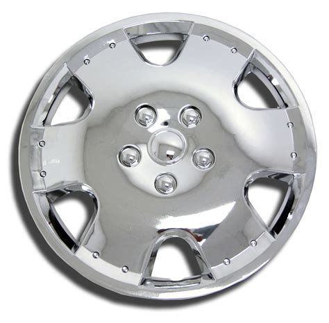 TuningPros WSC C Set Of Chrome Finish Hubcaps Hub Caps Wheel Skin Cover Inches