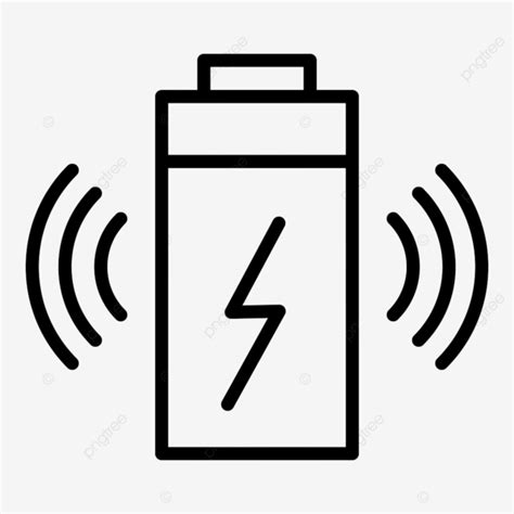 무선 배터리 충전 아이콘 누산기 얇은 핸드폰 Png 일러스트 및 벡터 에 대한 무료 다운로드 Pngtree