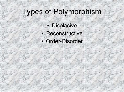 PPT Polymorphism PowerPoint Presentation Free Download ID 3138660