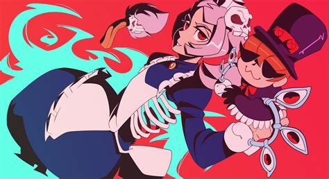 Marie And Doll Peacock Rskullgirls