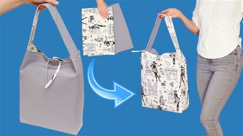 You Will Be Surprised How Easily You Can Sew This Reversible Tote Bag YouTube