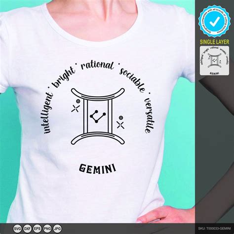 Gemini Svg Twins Zodiac Symbol Svg Gemini Zodiac Sign Svg 9 Pack