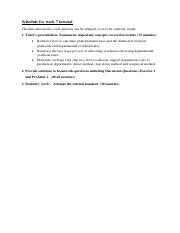 ACCG 2000 Week 7 Tutorial Schedule And Handout Pdf Schedule For Week