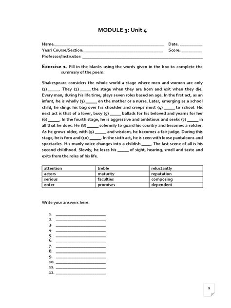 Module 3 Unit 4 Exercise 1 Pdf
