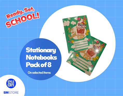 Stationary Notebooks Pack On Sm Store Deals Sm Supermalls