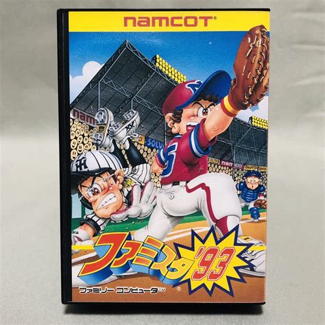 【中古】《1円スタート》 Fcソフト ファミリースタジアム 93 ファミスタ ナムコ 箱・取説・ハガキ・シール付き の落札情報詳細