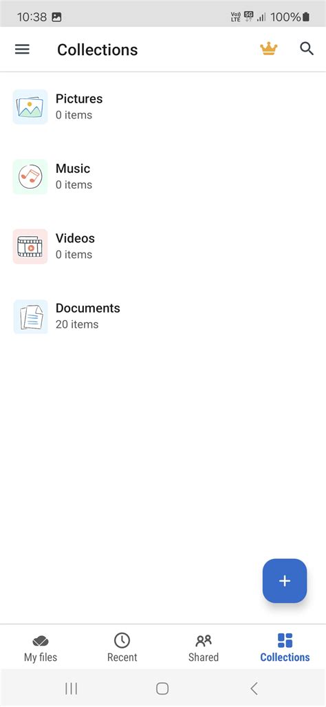Collections In Mobidrive On Android Mobisystems