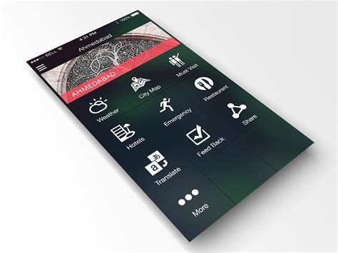 Ios Menu Screen Design On Behance