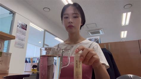 직장인vlog 그린스무디 만들고 다이어트 보조제 산 제법 다이어터다운 일상 Youtube
