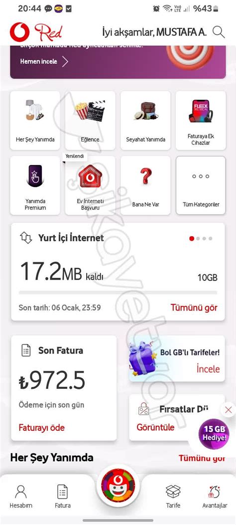 Vodafone Fatura Şoku Ek Paket Alınmadığı Halde Yüksek Fatura Şikayetvar
