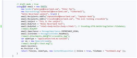 setting body text to html in an email does not work · issue 52