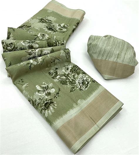 Fancy Dola Silk With Printed Fancy Saree Collection At Best Rate