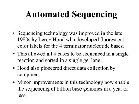 Ppt High Throughput Sequencing Methods And Concepts Powerpoint