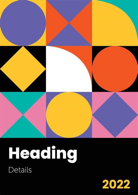 Colorful Geometric Abstract Background Vector Illustration Poster