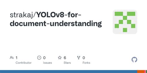 Github Strakajyolov8 For Document Understanding