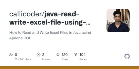 github callicoder java read write excel file using apache poi how to