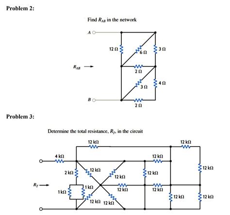 Solved Problem 2 Find Rab In The Network Problem 3