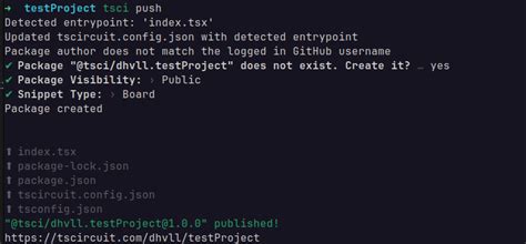 quickstart cli tscircuit docs