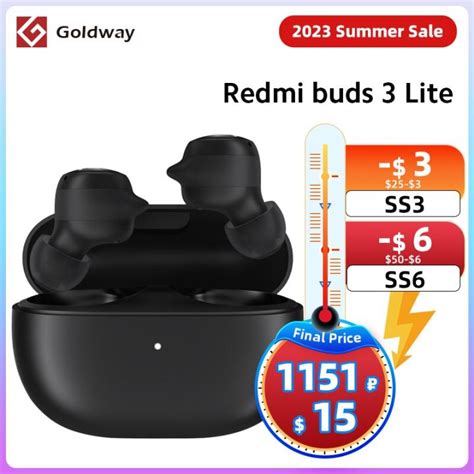 Xiaomi Redmi Buds Lite Wireless Bluetooth Tws Earphone Headset H Battery Life Mi Ture