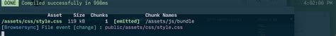 browsersync sass compilation causing whole page reload · issue 1053