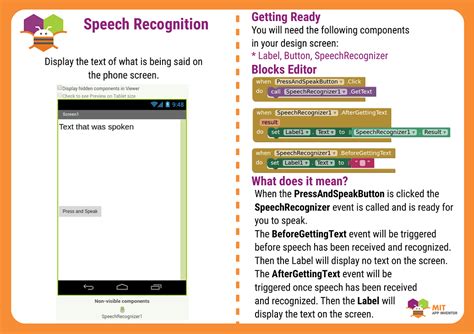 How Do I Use The Voice Recognition Mit App Inventor Help Mit App