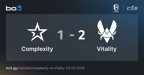 Complexity Vs Vitality At Vertigo Stats In Cs2