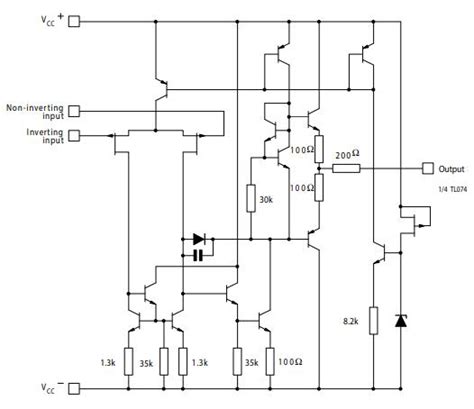 Tl074 Op Amp Pinout Datasheet And Tl074 Vs Tl084