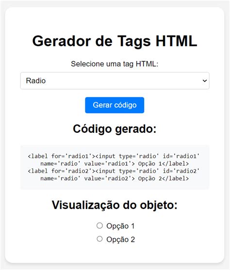 github giulianovianna geradordecodigohtml gerador de código html