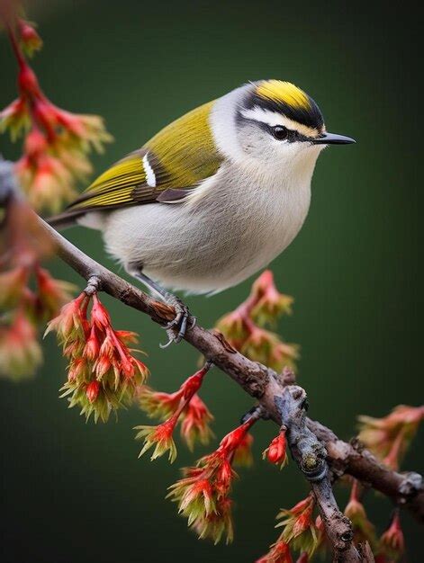 Premium Photo The Common Firecrest