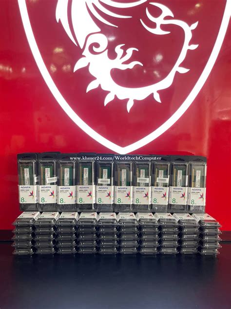 ram laptop adata ddr4 8gb 3200hz ថ្មីប្រអប់ ធានា5ឆ្នាំ 15 price 15 in