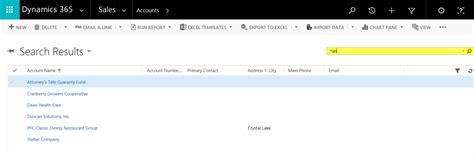 Better Searching In Dynamics 365 CRM Crestwood Associates
