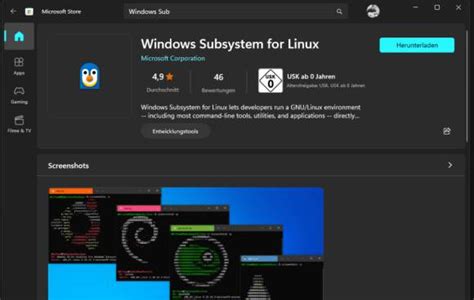 Windows Subsystem für Linux im Microsoft Store pctipp ch