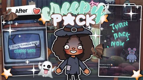 New Creepy Furniture Pack Toca Boca 👻 🔊 Voice Toca Boca Youtube