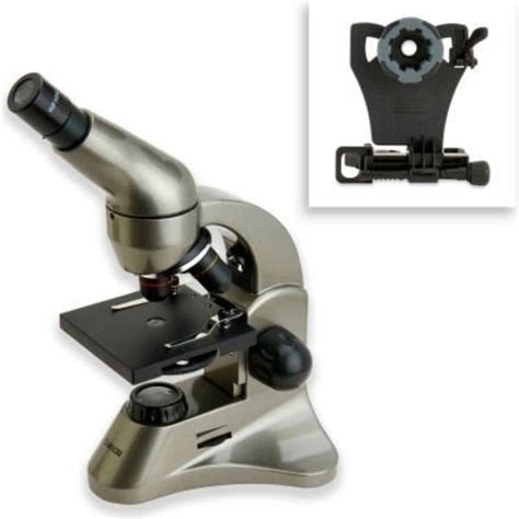 Carson Optical Carson¬Æ Biological Microscope And Universal Adapter For Smartphones Kit Ms 040sp
