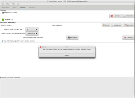 Auto Multiple Choice Reconnaissance Impossible Des Scans