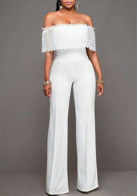 Pin By Sulay On Enterizos Cortos Y Largos White Fashion Lace Fashion