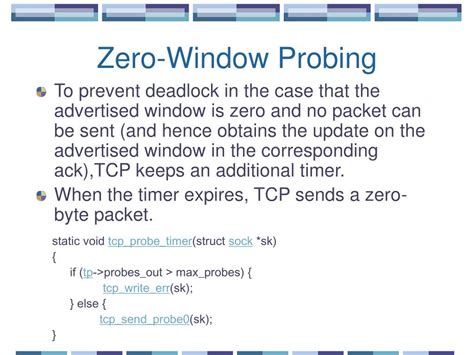 ppt cs 498 lecture 18 tcp implementation in linux powerpoint