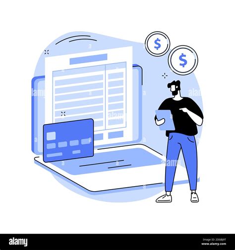E Invoicing Abstract Concept Vector Illustration Stock Vector Image Art Alamy