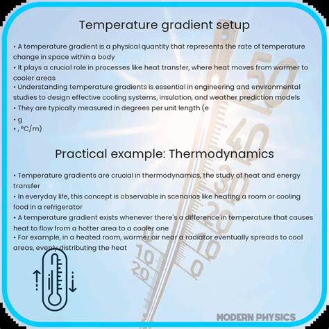 Temperature Gradient Setup Precision Control Efficiency And Analysis