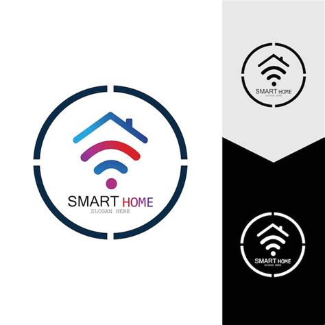 Premium Vector Wifi House Vector Logosmart City Tech Icon Vector City