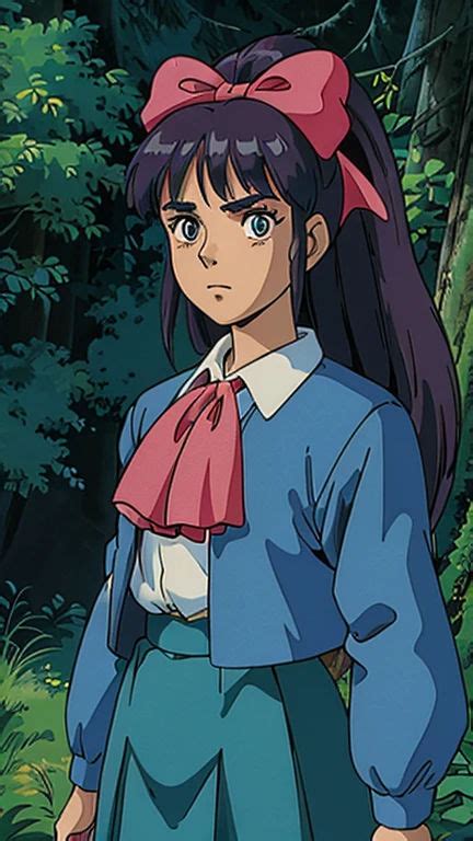 La Blue Girl Miko Mido By Ghibliai On Deviantart