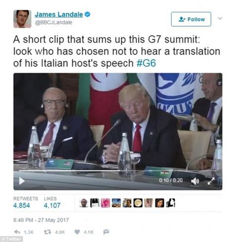 特朗普g7峰会不戴翻译耳机被抓拍 白宫帮其掩护遭打脸中国青年网