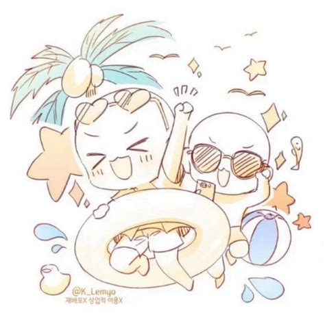 Q版双人互动姿势，马住练习吧！